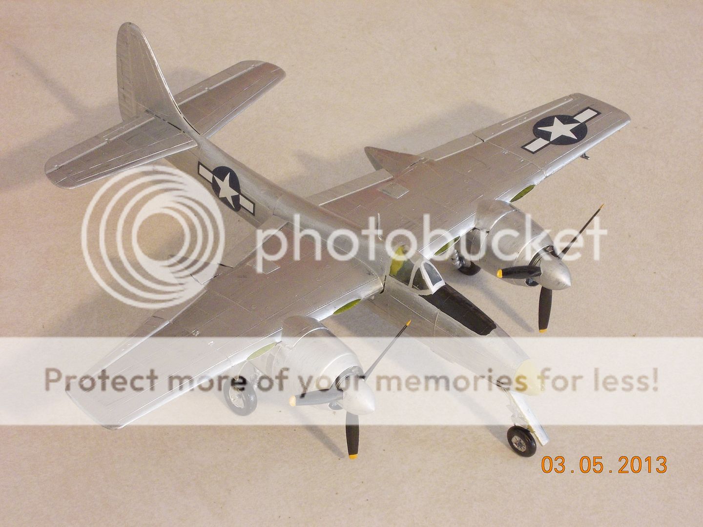 Aoshima Grumman XF7F-1 Tigercat prototype. - Retro & Nostalgia Scale ...