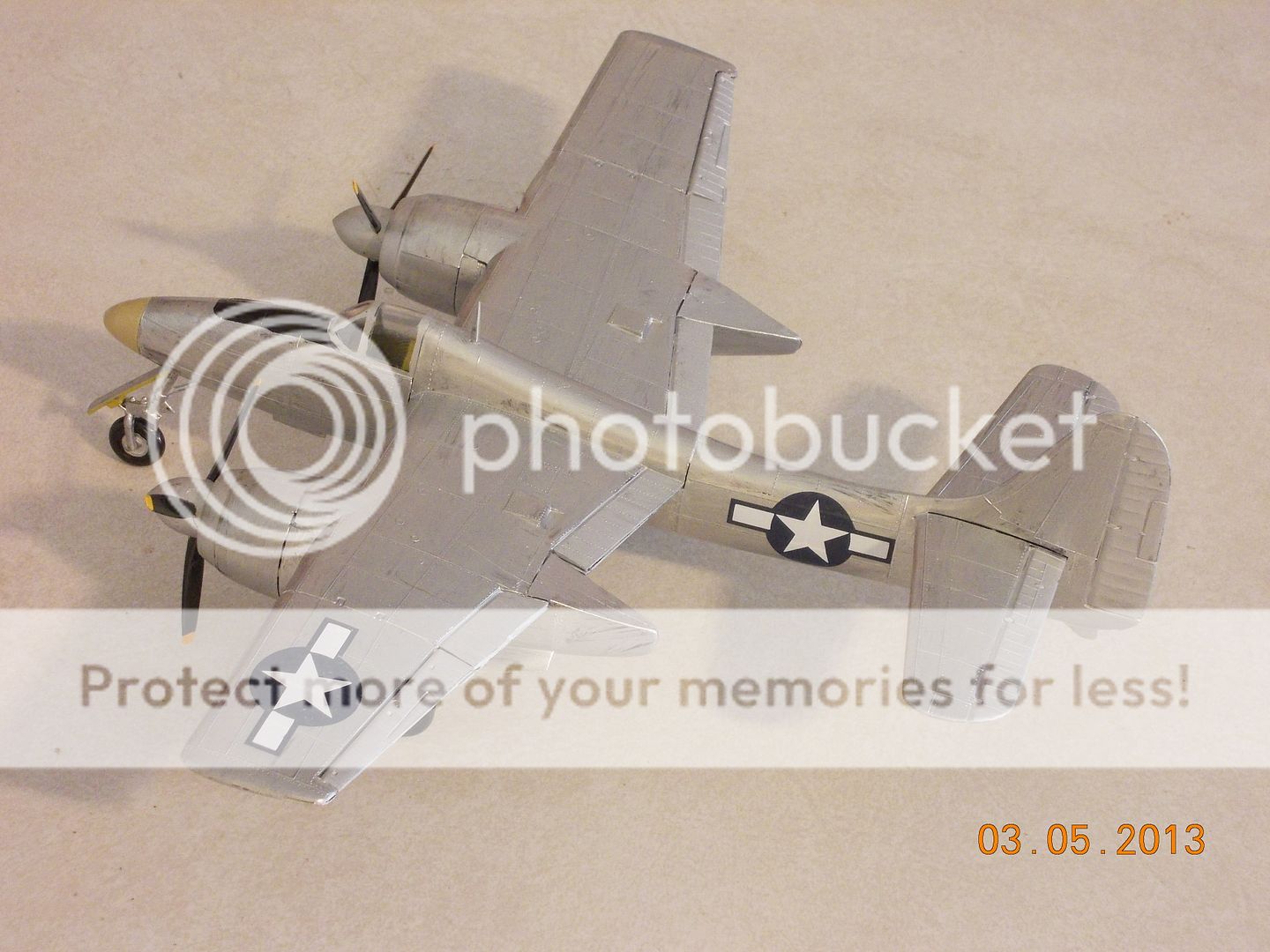 Aoshima Grumman XF7F-1 Tigercat prototype. - Retro & Nostalgia Scale ...