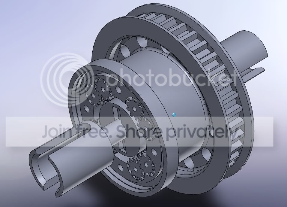 Ontwerp torsen diff voor 1:10 touring (xray T3) | ModelbouwForum.nl